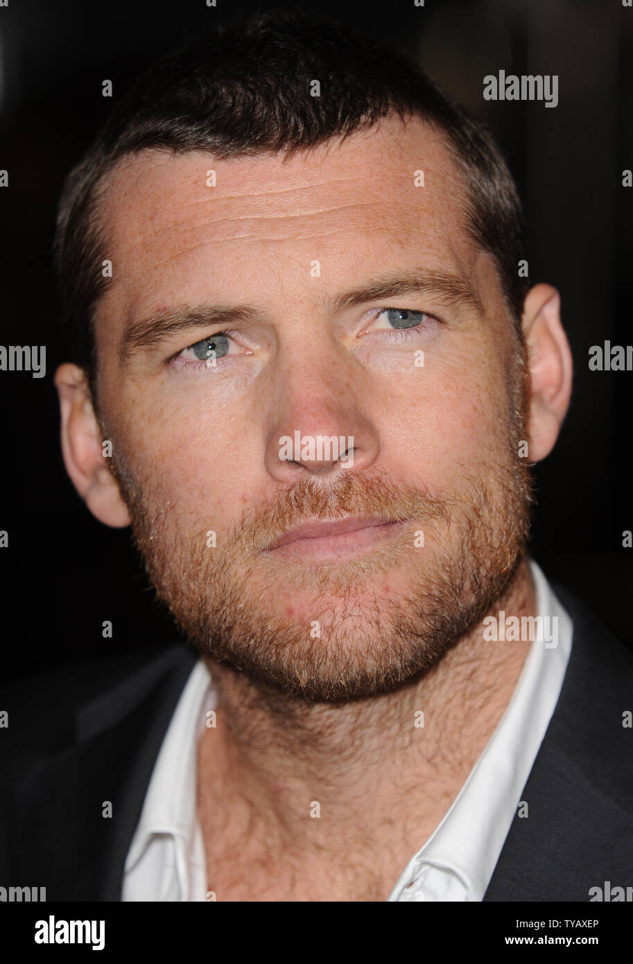 American actor Sam Worthington attends the world premiere of "Avatar ...