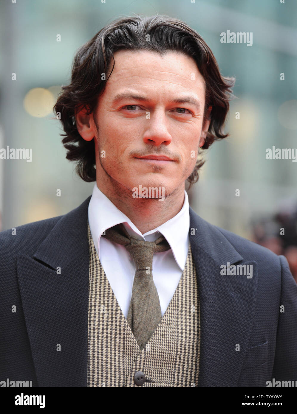 British actor Luke Evans attends the world premiere of "Prince Of ...