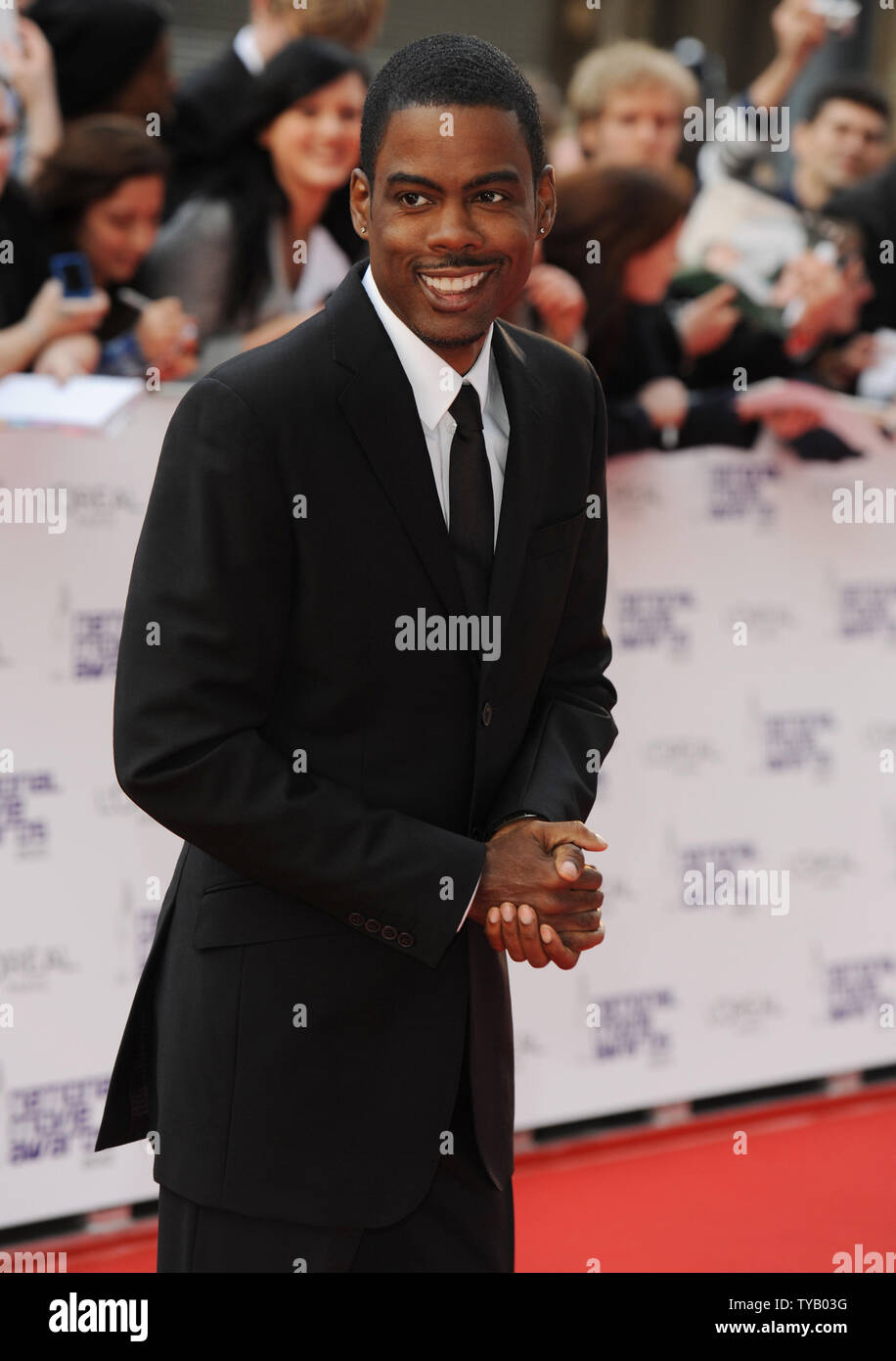 American comedian/actor Chris Rock attends "The National Movie Awards ...