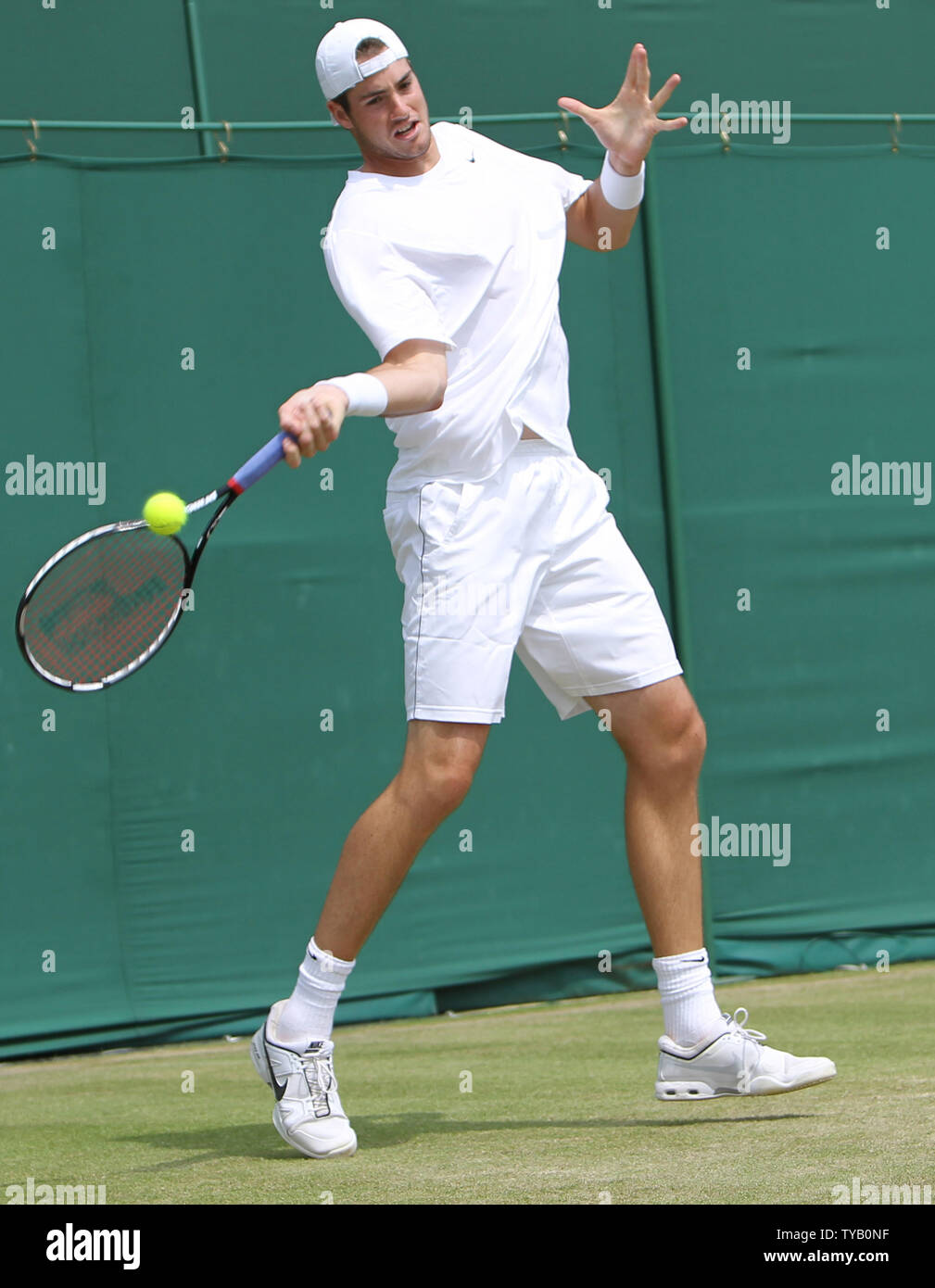 John isner forehand hi-res stock photography and images - Alamy