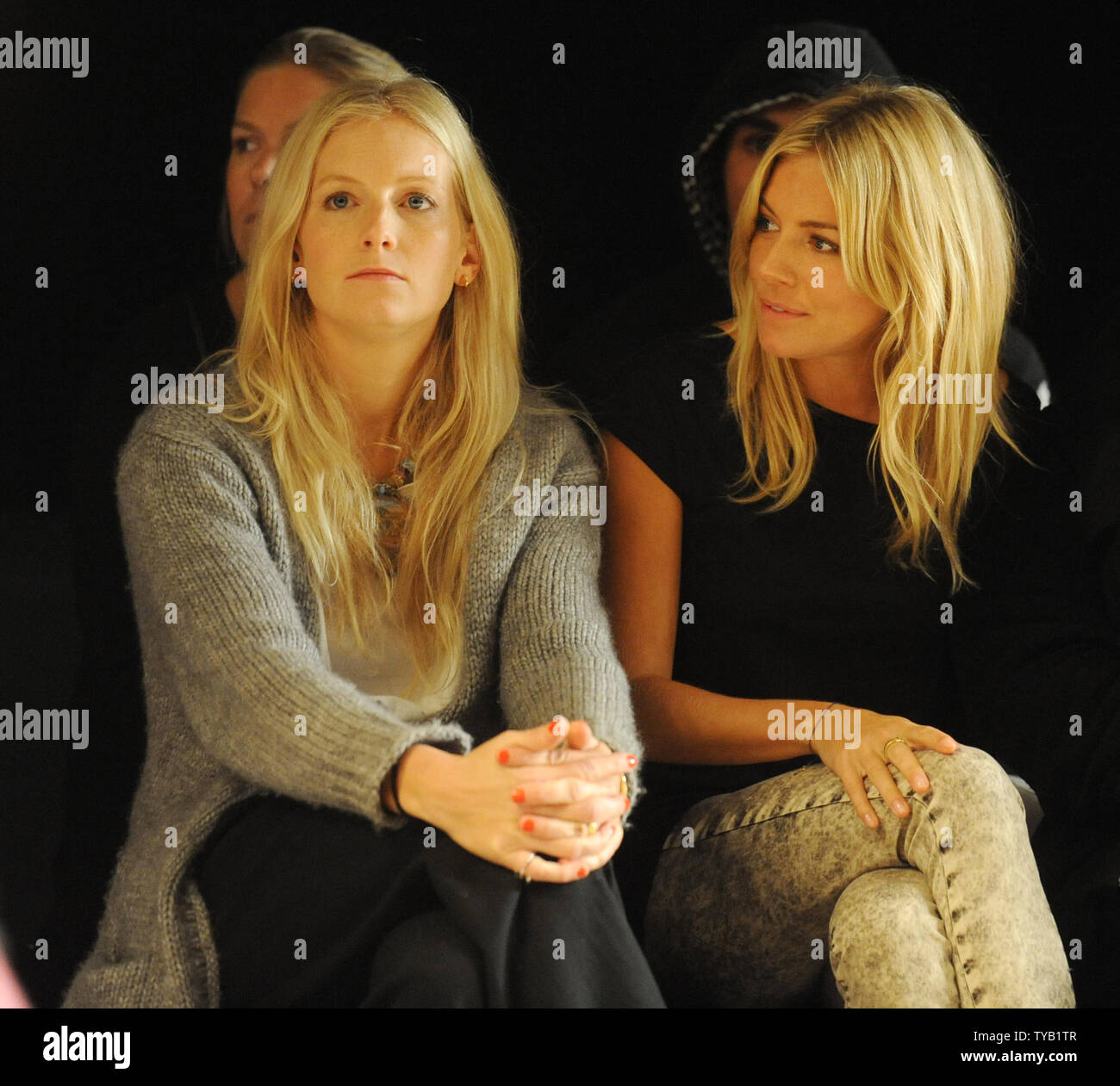 British actress/designer Sienna Miller and designer Savannah Miller ...