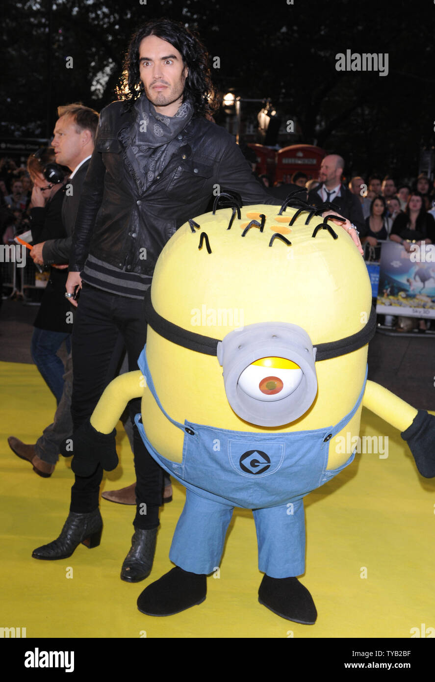 British actor/comedian Russell Brand attends the premiere of ...