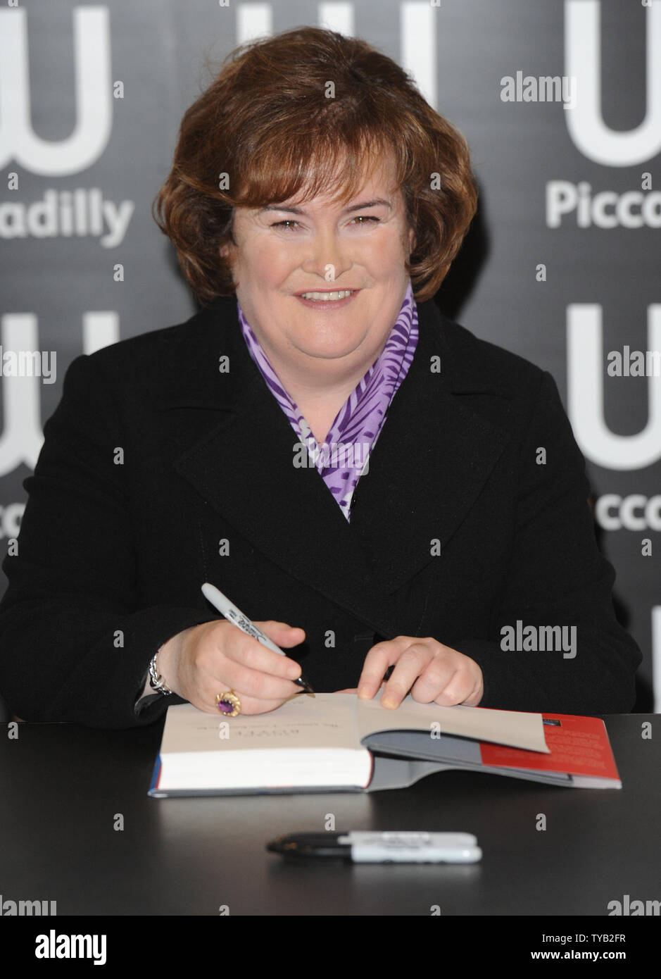 British singer Susan Boyle attends a signing of her autobiography "The ...