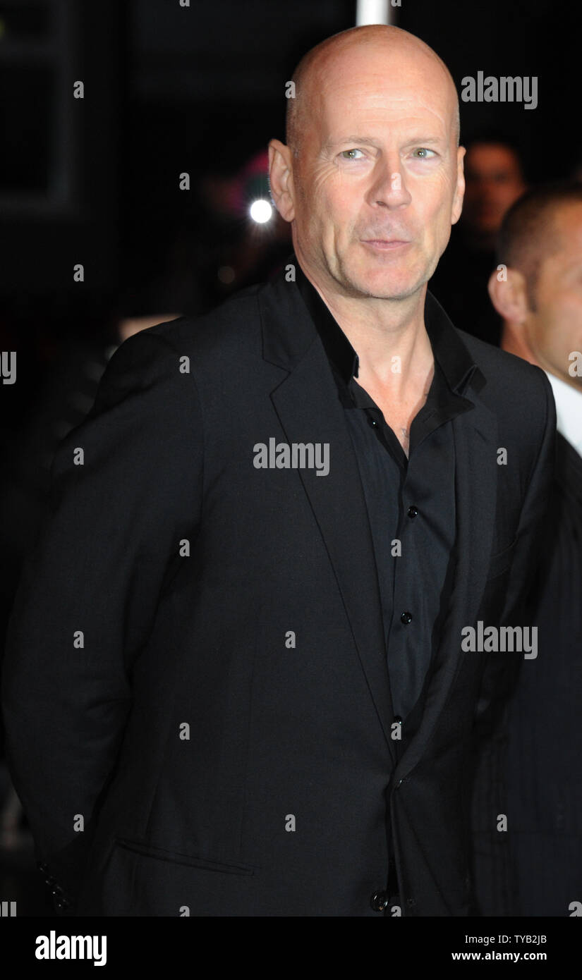 American actor Bruce Willis attends the premiere of "Red" at Royal ...