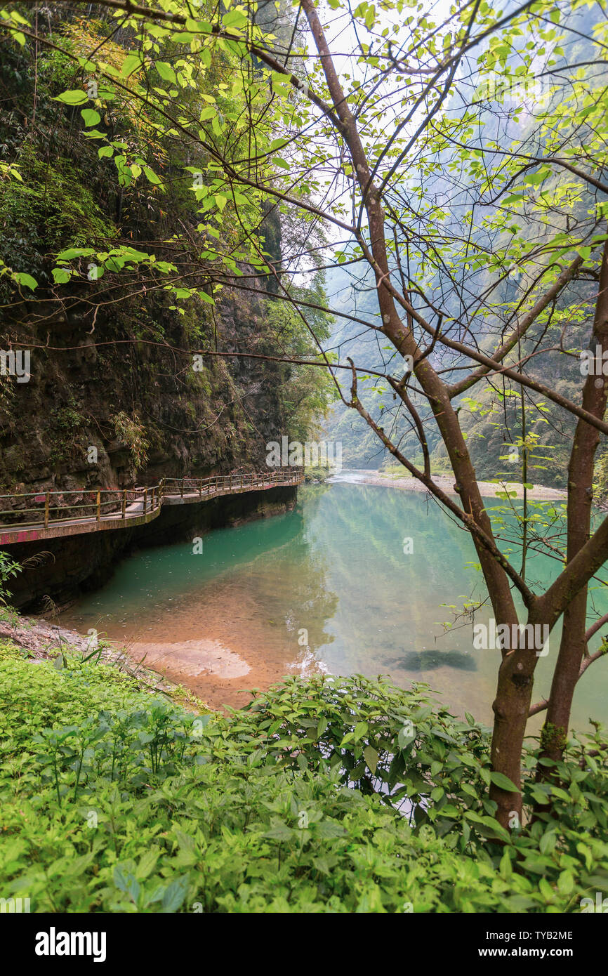 Pengshui Ai River Scenic Area Stock Photo - Alamy