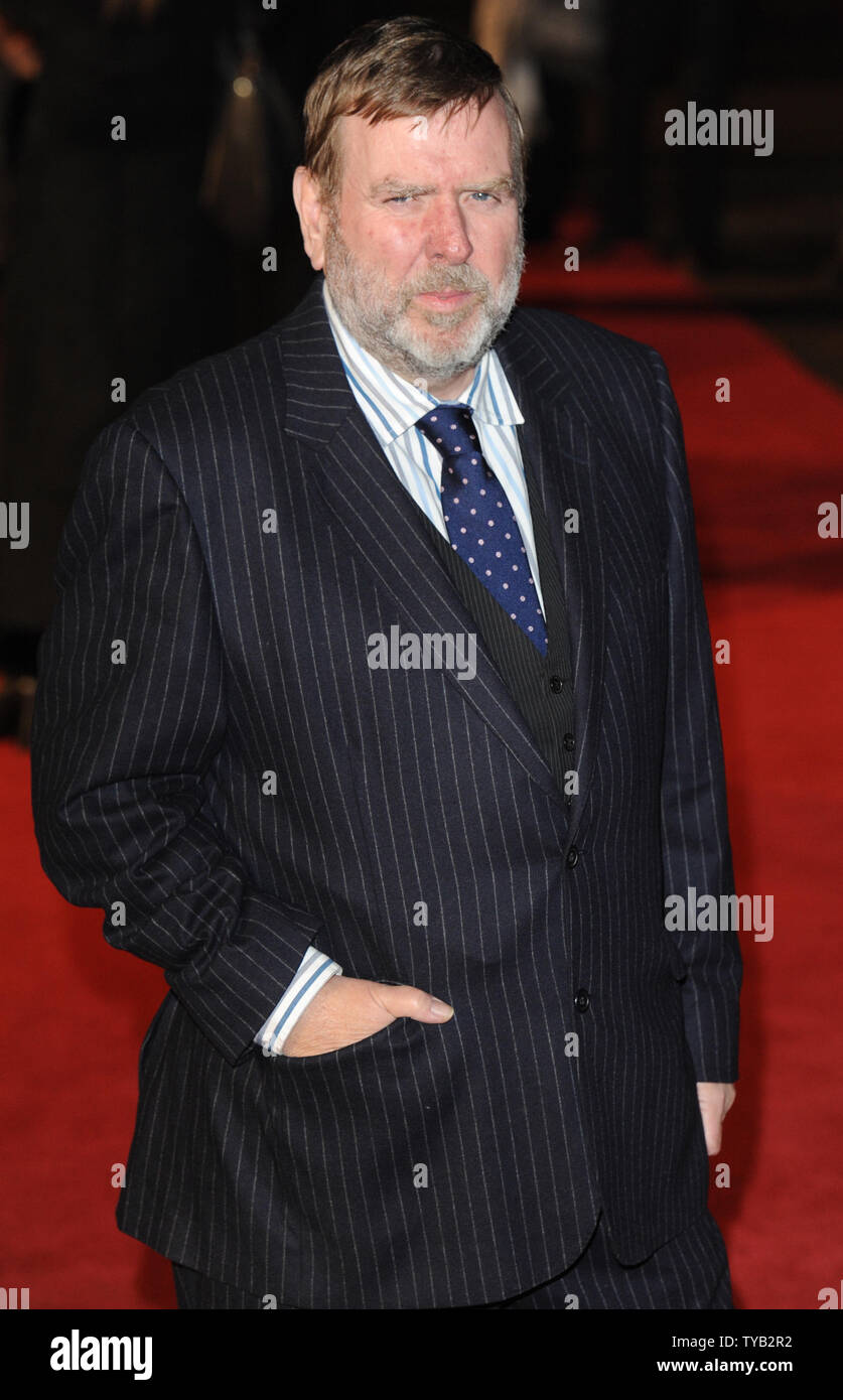 British actor Timothy Spall attends the premiere of "King's Speech" at ...
