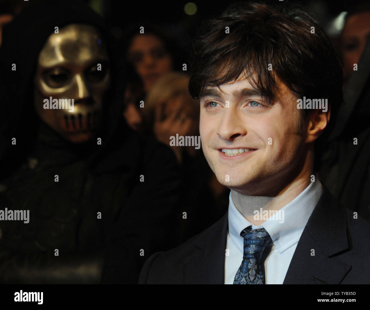 British actor Daniel Radcliffe attends the World premiere of "Harry ...