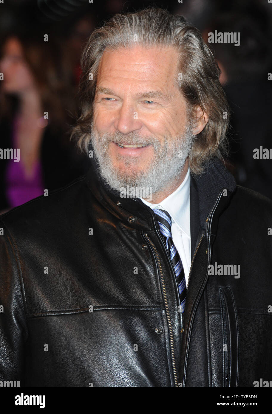 American actor Jeff Bridges attends the European premiere of "Tron ...