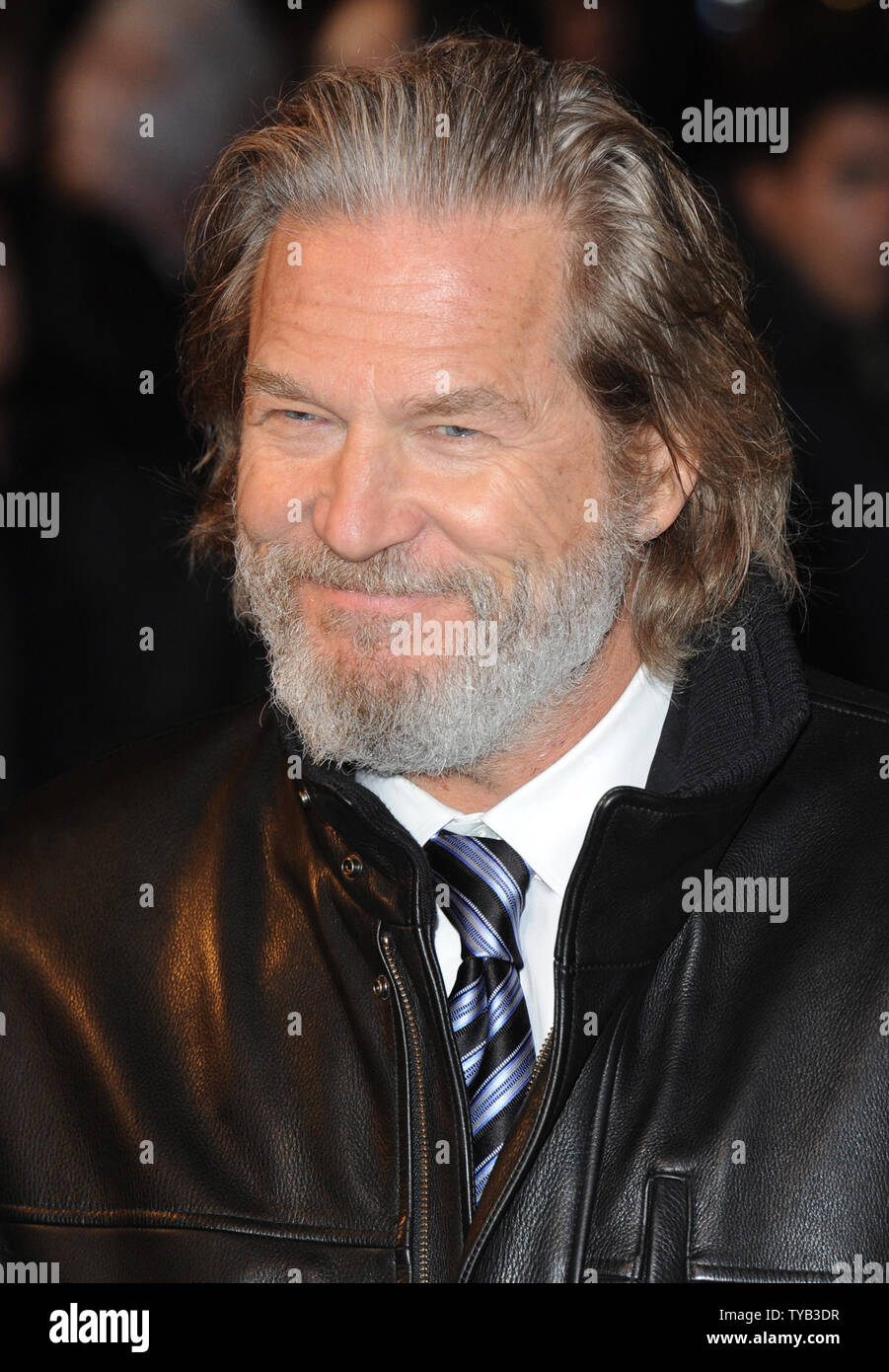 American actor Jeff Bridges attends the European premiere of "Tron ...