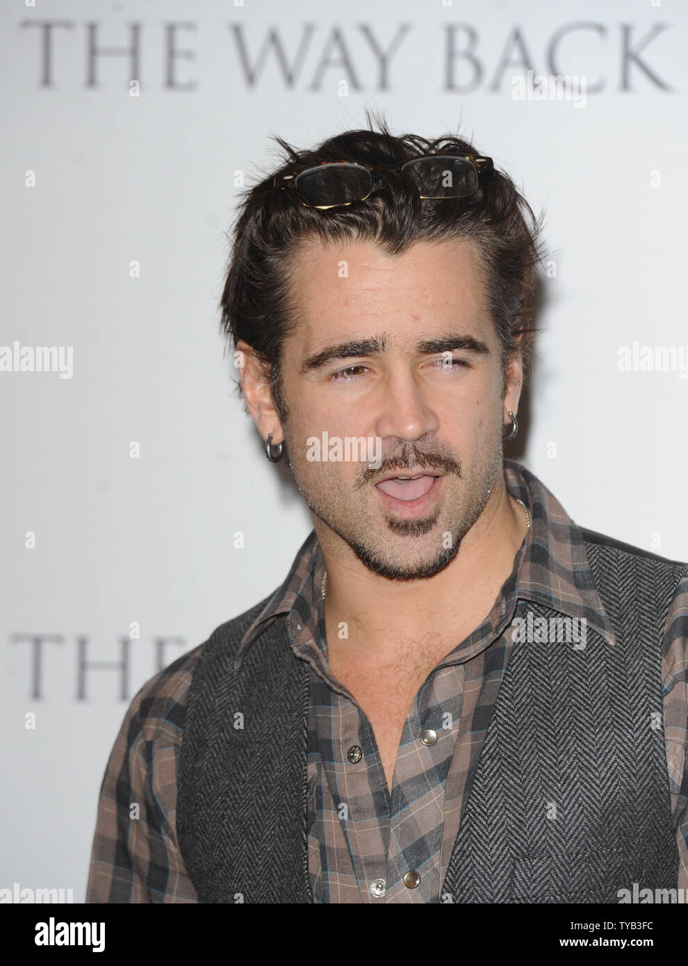 Irish actor Colin Farrell attends a photo call for "The Way Back" at ...
