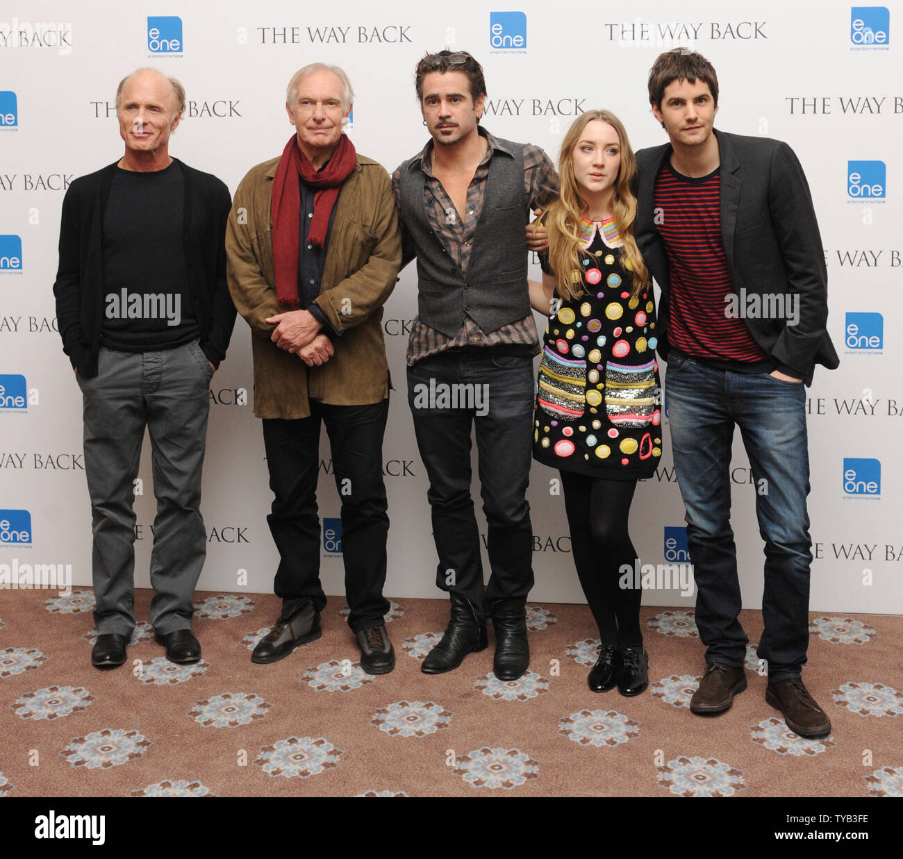 American actor Ed Harris, Australian director Peter Weir, Irish actor ...