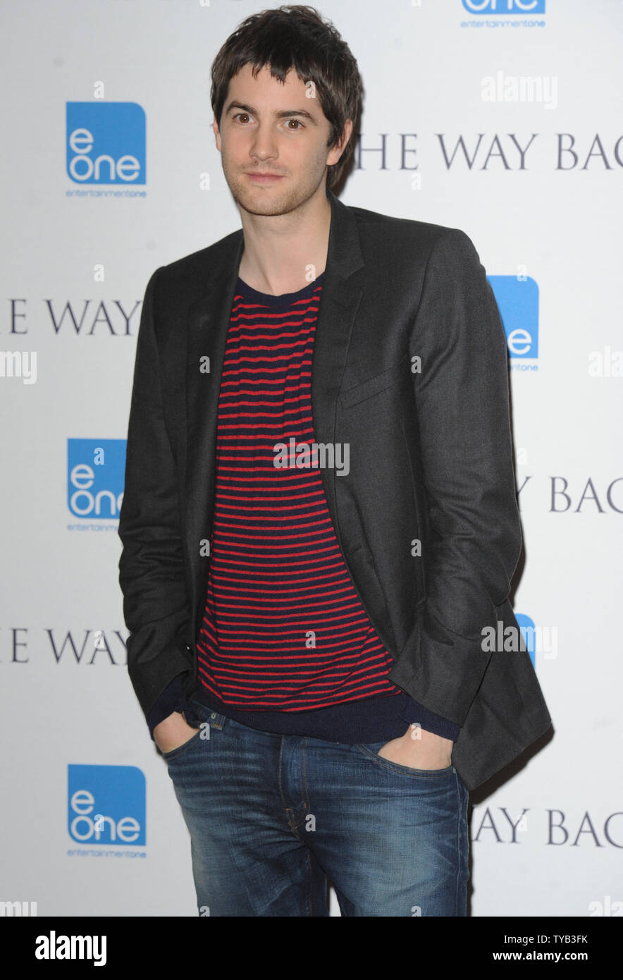 British actor Jim Sturgess attends a photo call for "The Way Back" at ...