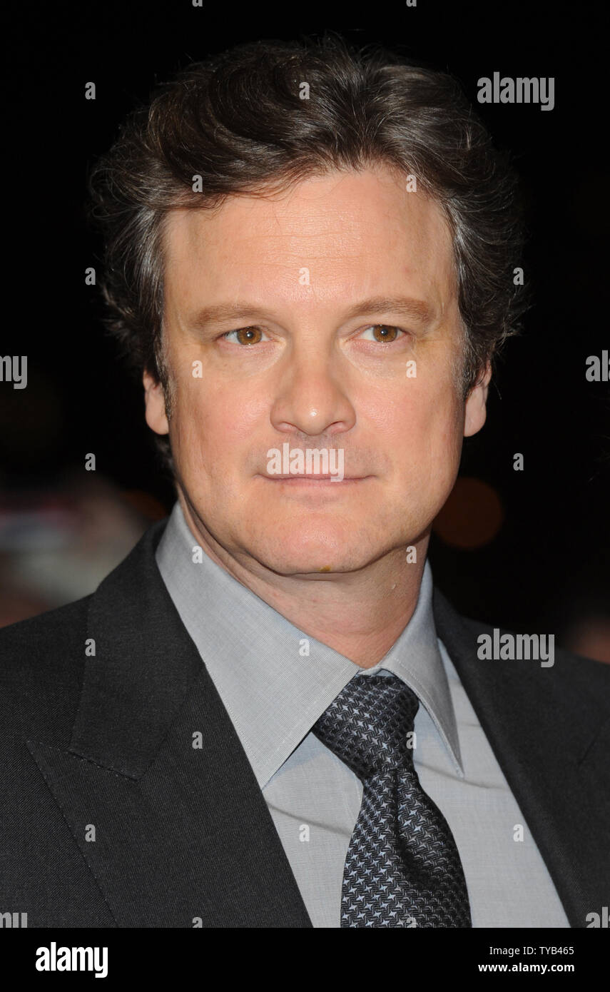 British actor Colin Firth attends the "London Film Critics' Circle Film ...