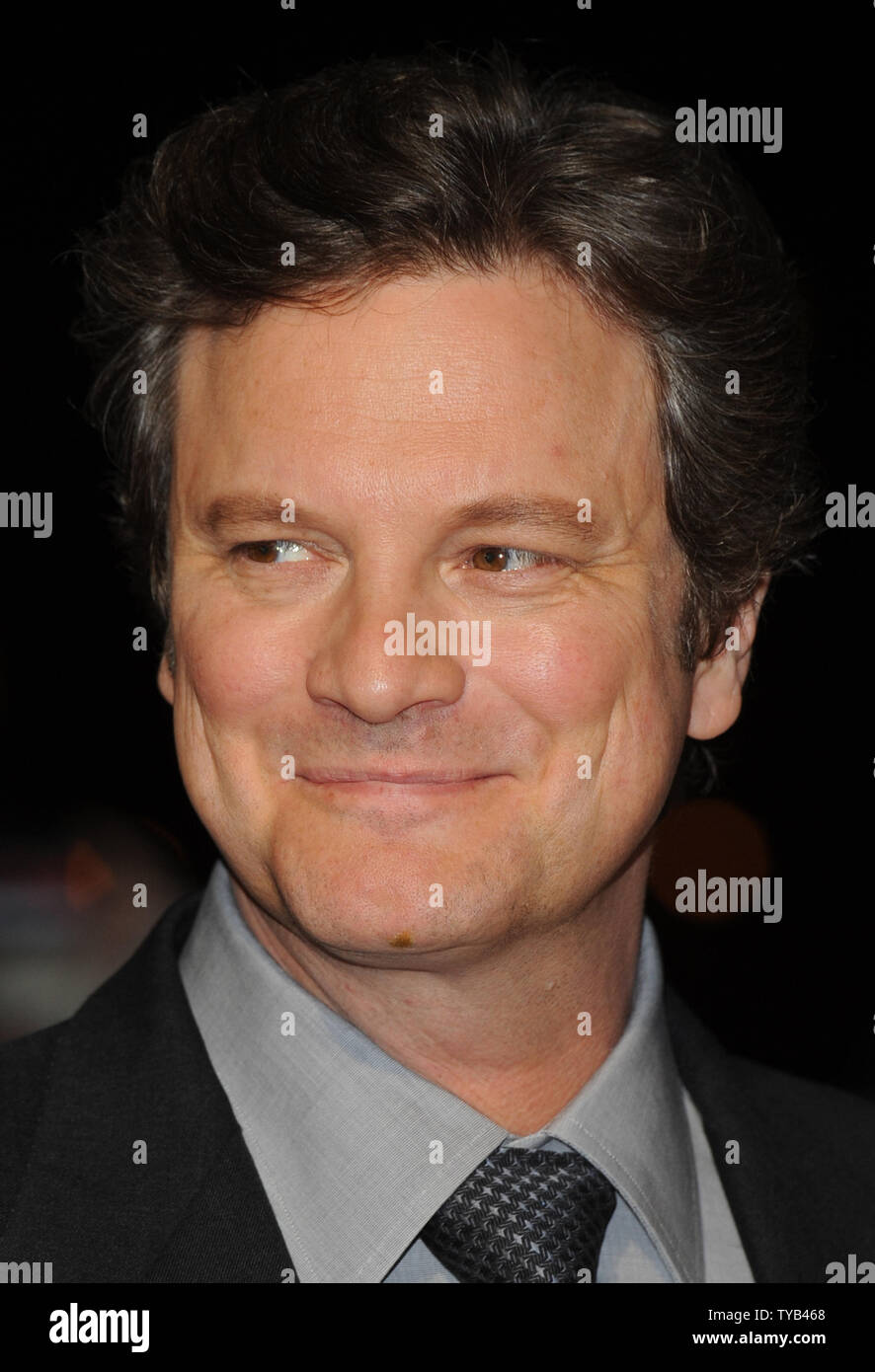 British actor Colin Firth attends the "London Film Critics' Circle Film ...
