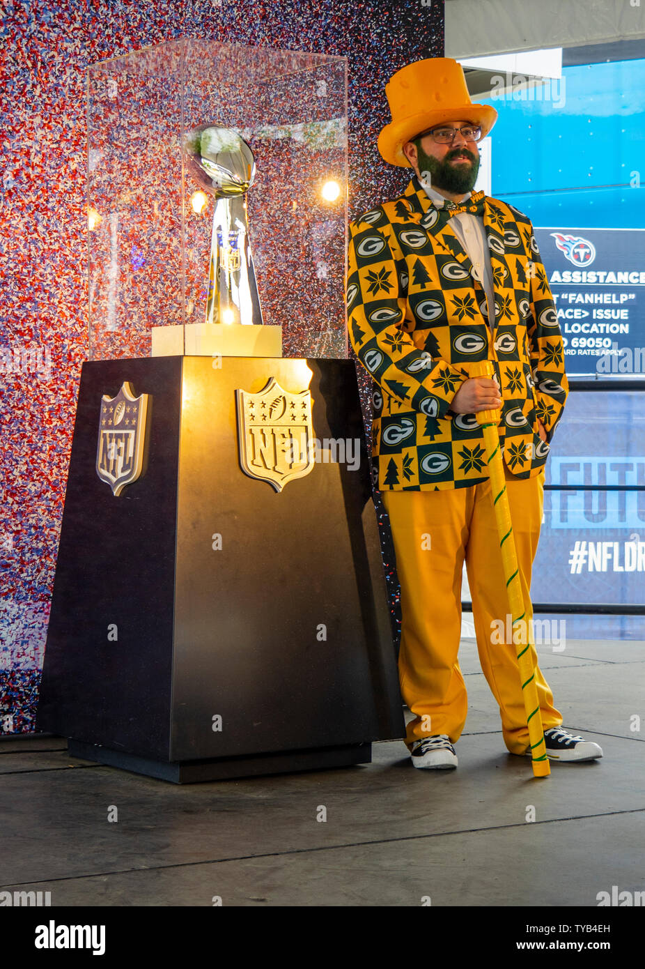 Super bowl trophy hi-res stock photography and images - Alamy