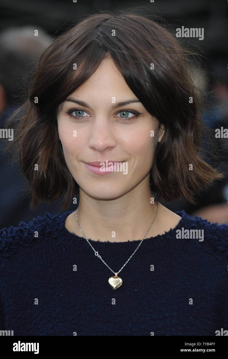 British TV presenter/model Alexa Chung attends "Burberry Prorsum ...
