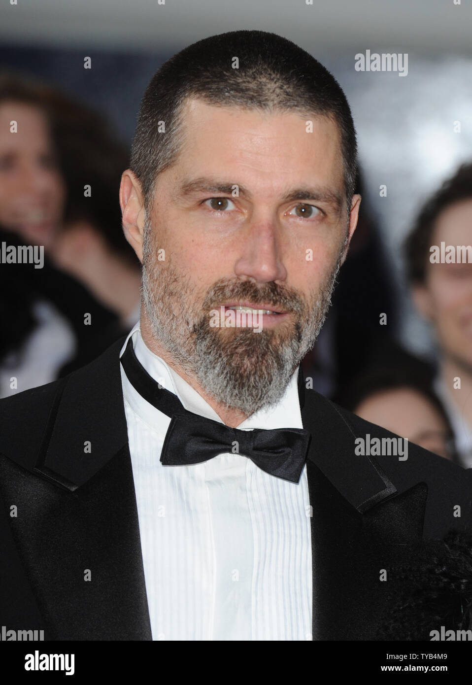 American actor Matthew Fox attends "The Olivier Awards" at Theatre ...