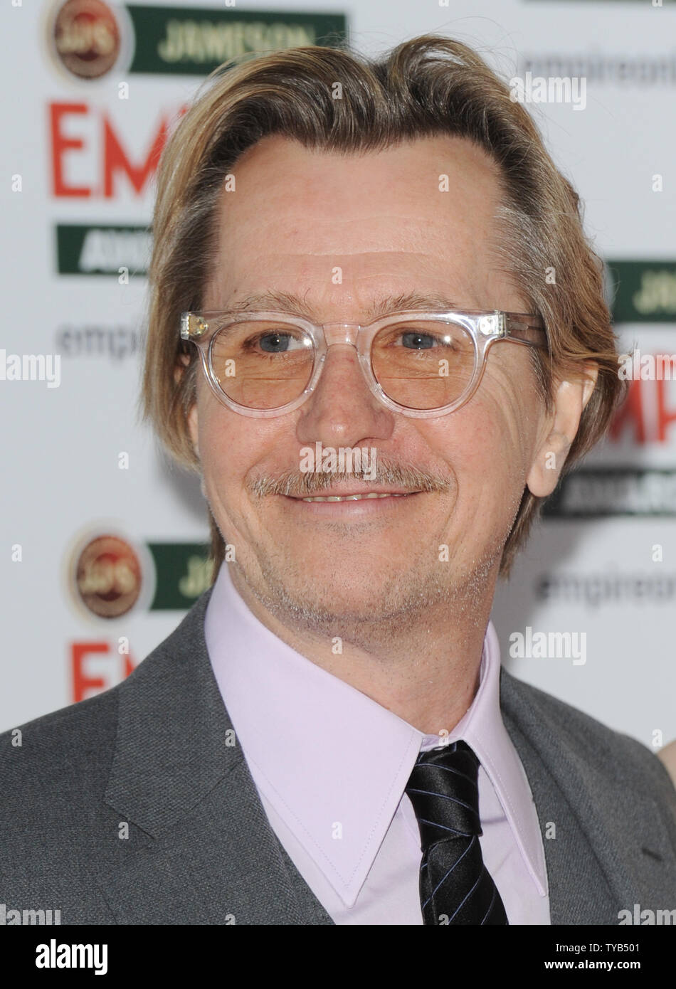 British actor Gary Oldman attends the "Empire Awards" at Grosvenor ...
