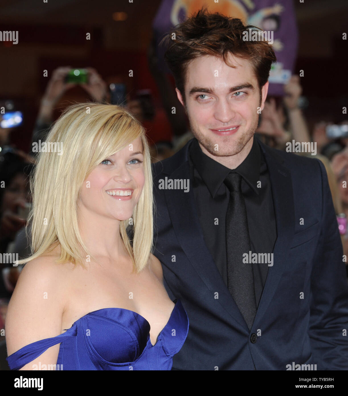 American actor Robert Pattinson and actress Reese Witherspoon attend ...