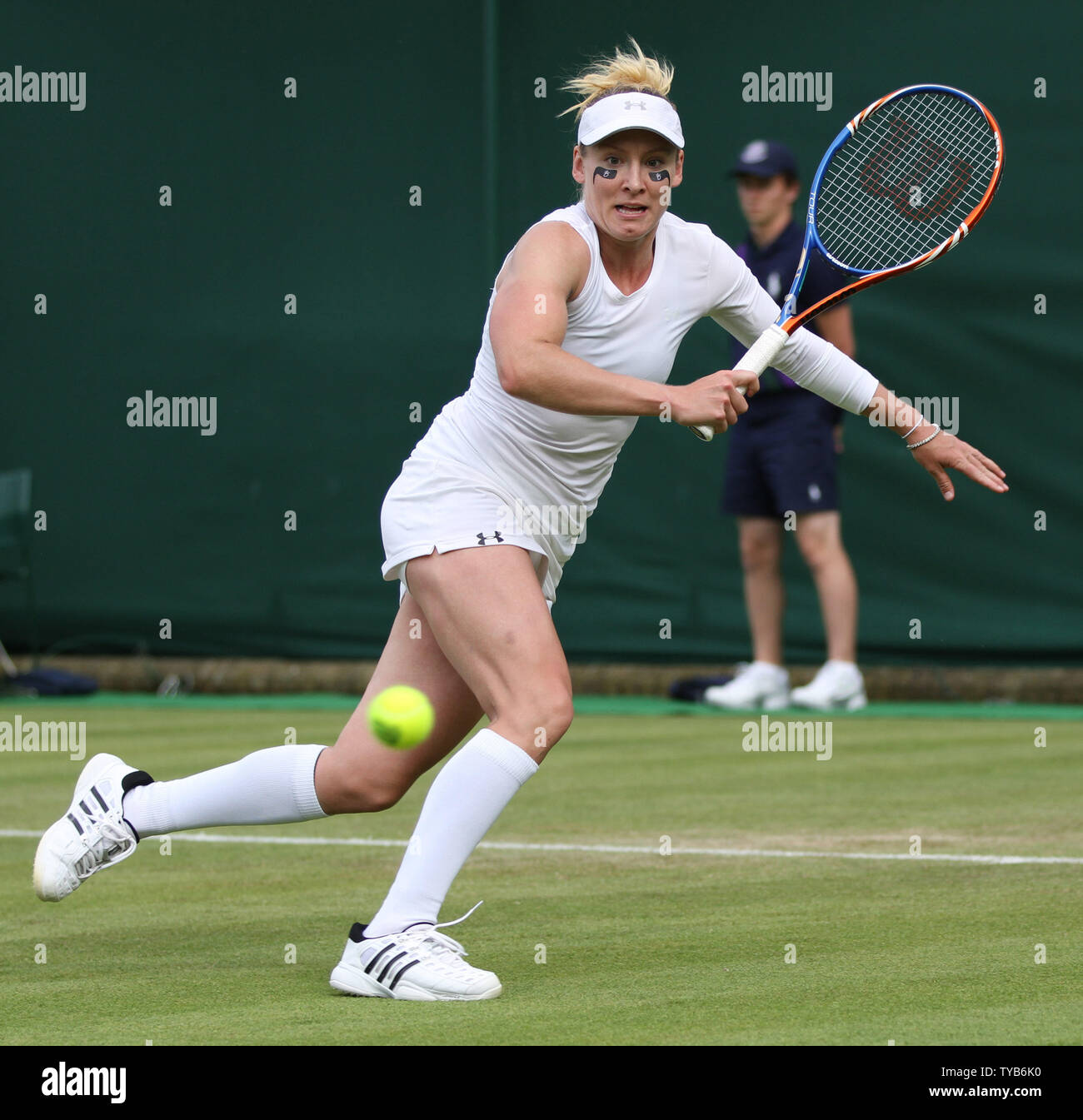 Bethanie mattek sands at 2011 wimbledon hi-res stock photography and ...