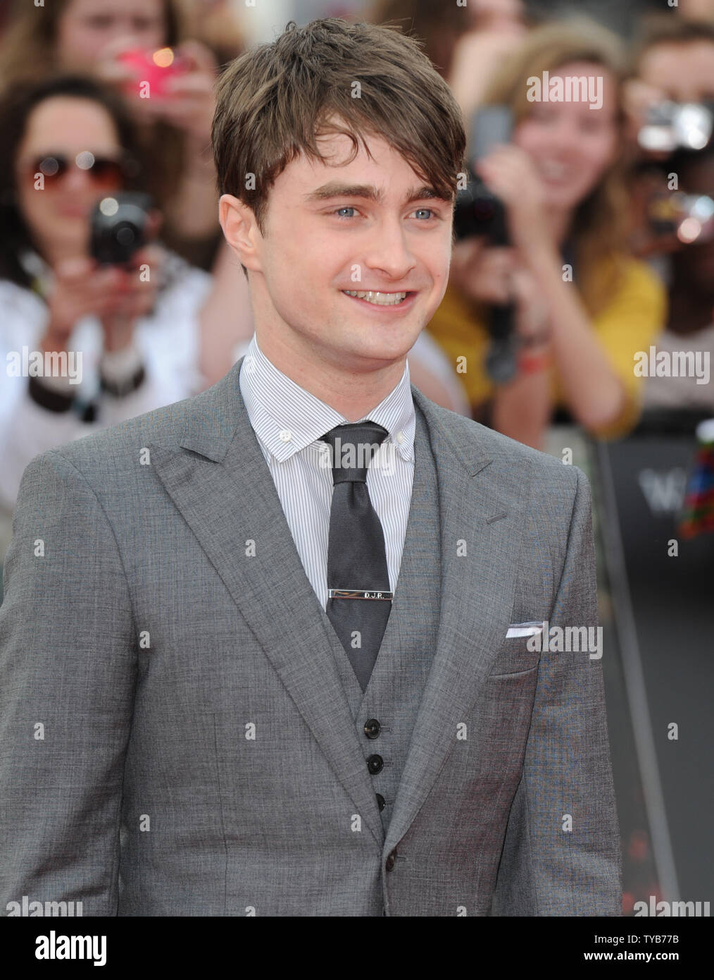 British actor Daniel Radcliffe attends the World premiere of "Harry ...