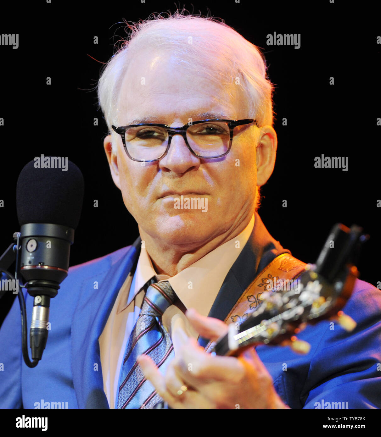 American actor/ musician Steve Martin perfoms at Hammersmith Apollo in ...