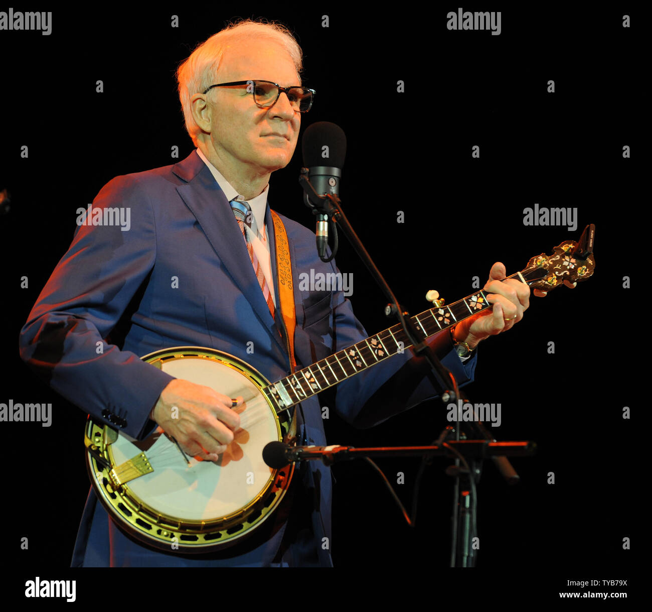 American actor/ musician Steve Martin perfoms at Hammersmith Apollo in ...