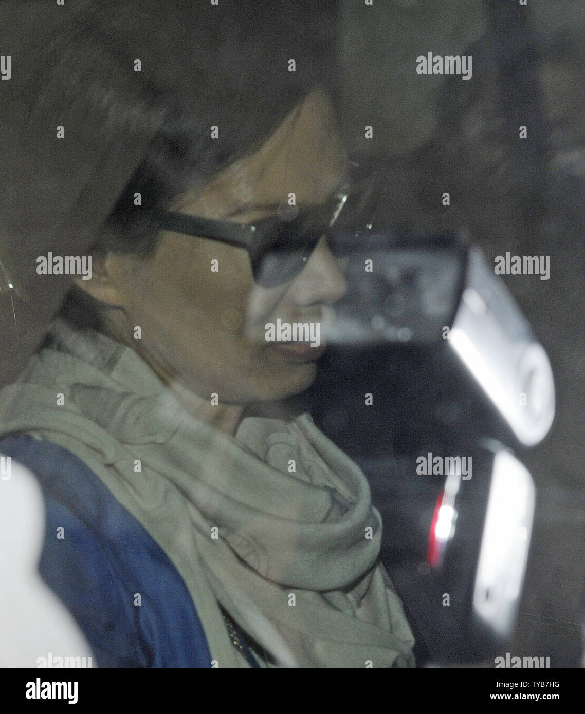 Wendi Deng wife of News Corp Chairman Rupert Murdoch leaves their home ...