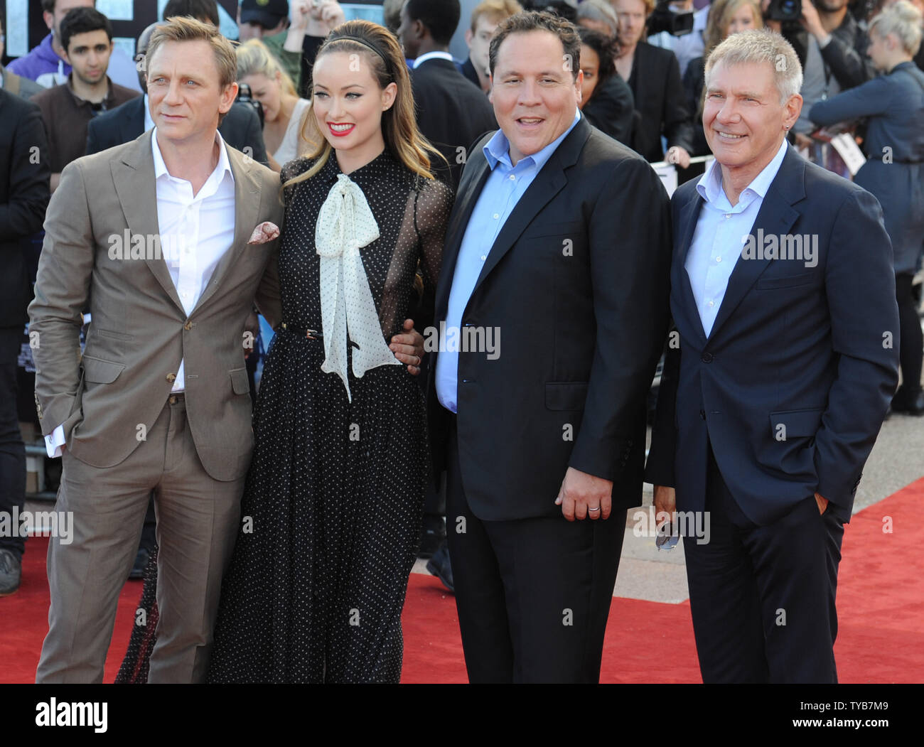 British actor Daniel Craig, American actress Olivia Wilde, actor ...