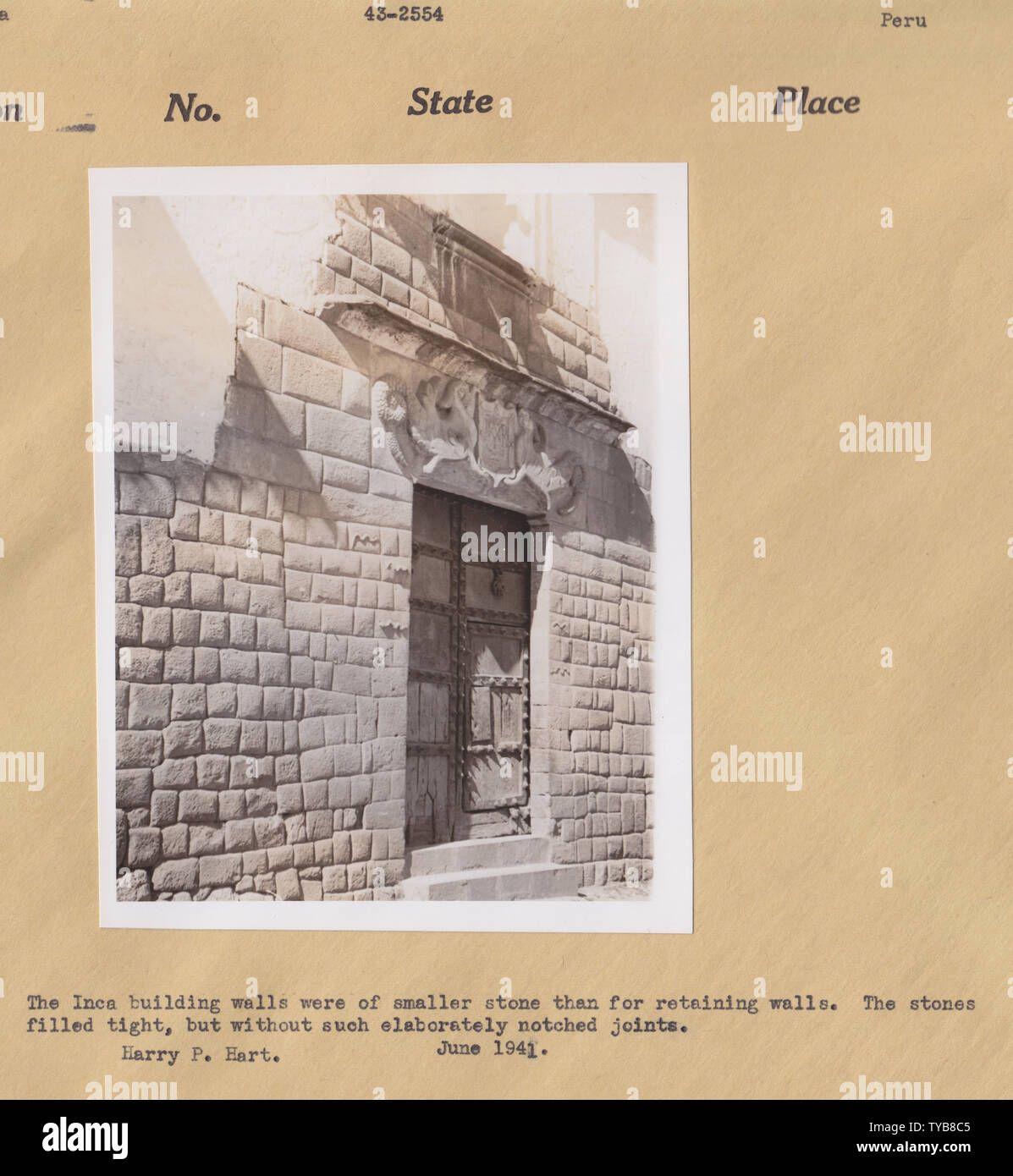 43-2554 - The Inca building walls were of smaller stone than for ...