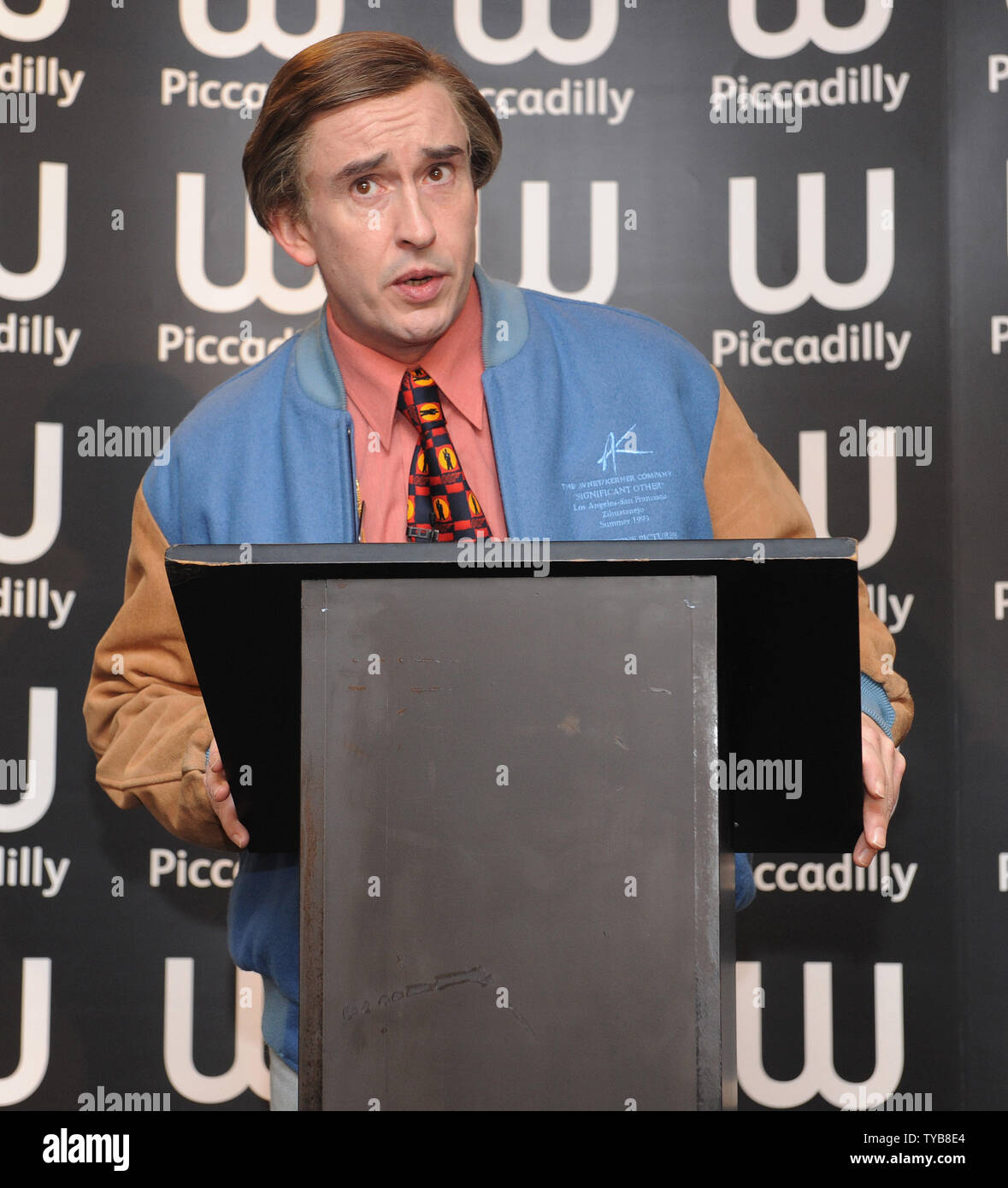 British actor/ comedian Steve Coogan aka Alan Partridge attends a ...