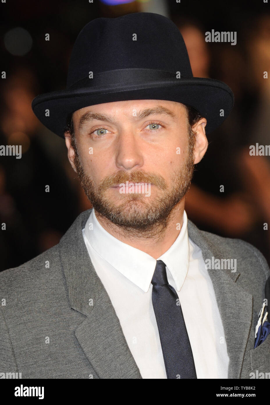 British actor Jude Law attends the premiere of "360" at BFI London Film ...