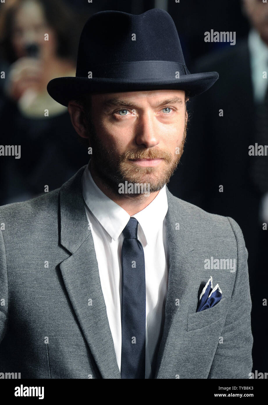 British actor Jude Law attends the premiere of "360" at BFI London Film ...