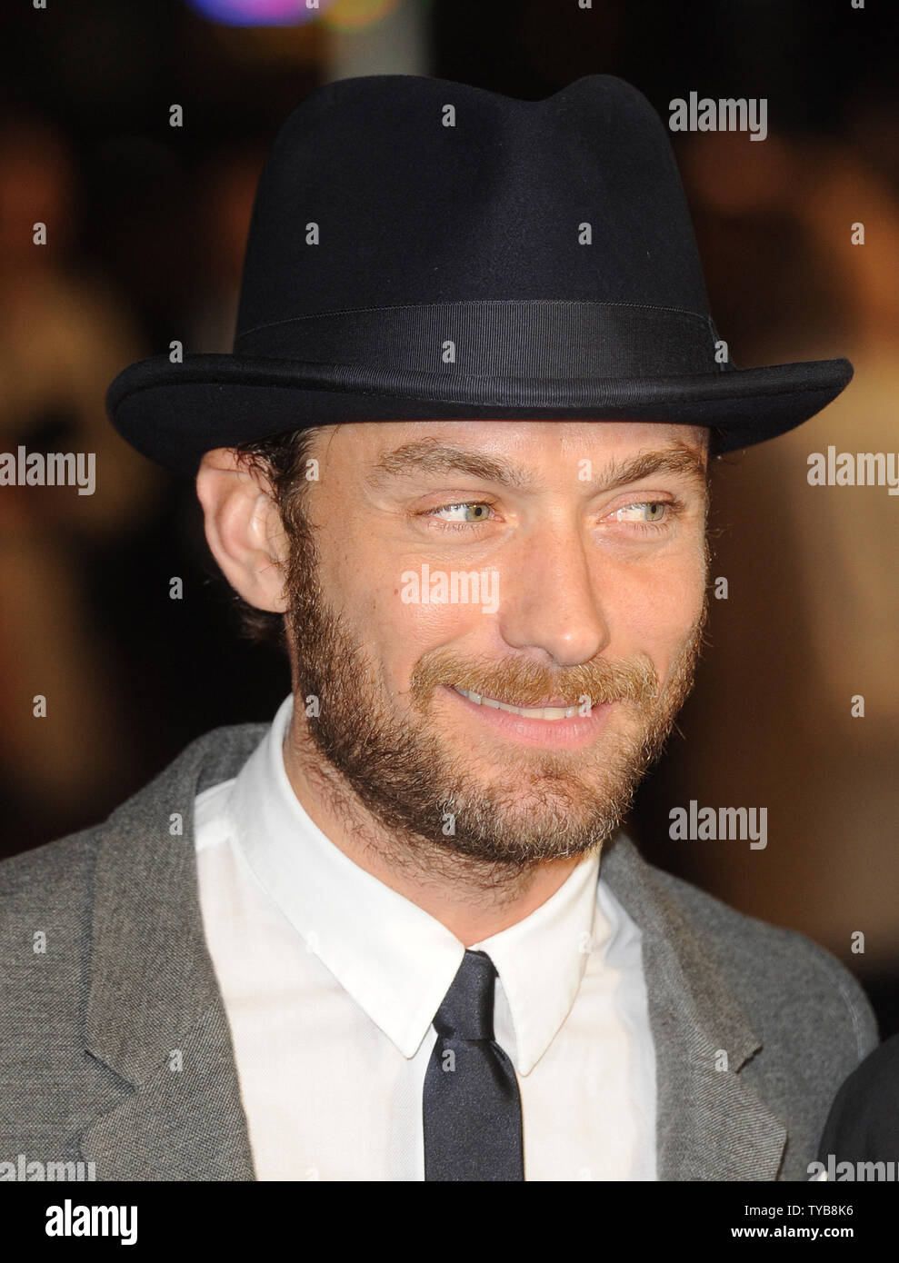 British actor Jude Law attends the premiere of "360" at BFI London Film ...