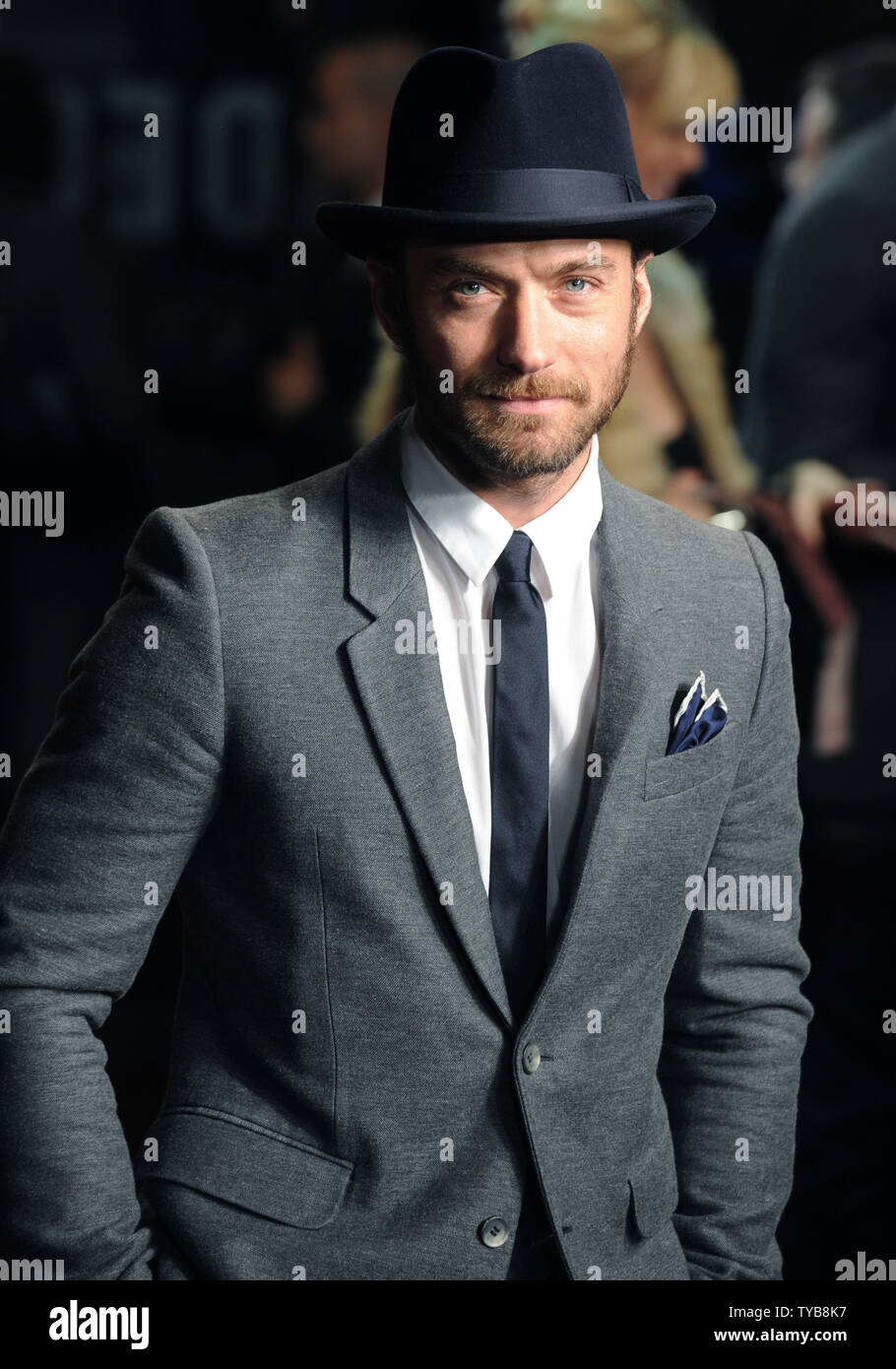 British actor Jude Law attends the premiere of "360" at BFI London Film ...