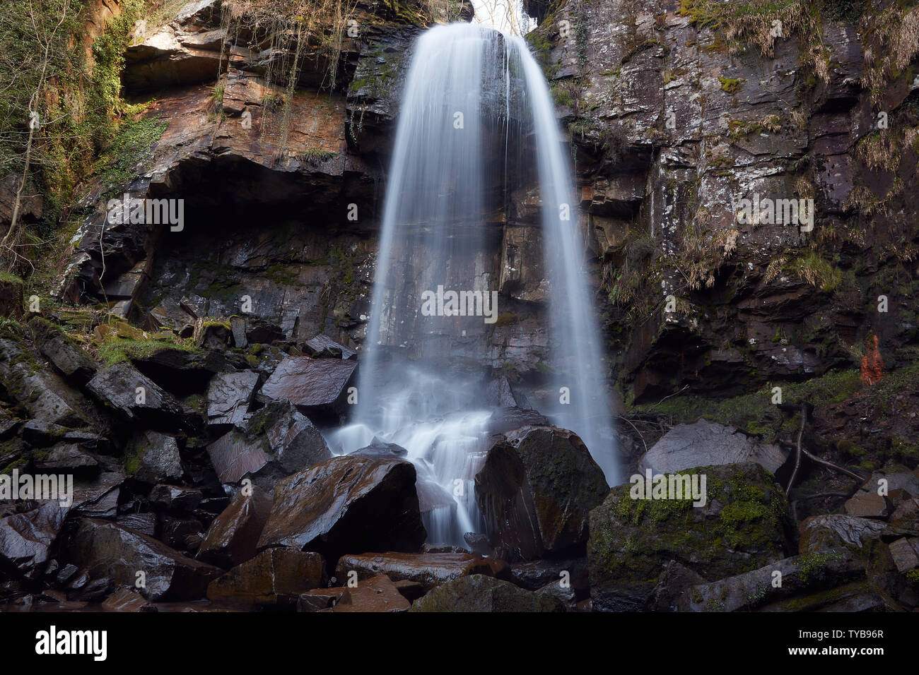Welsh waterfalls hi-res stock photography and images - Alamy