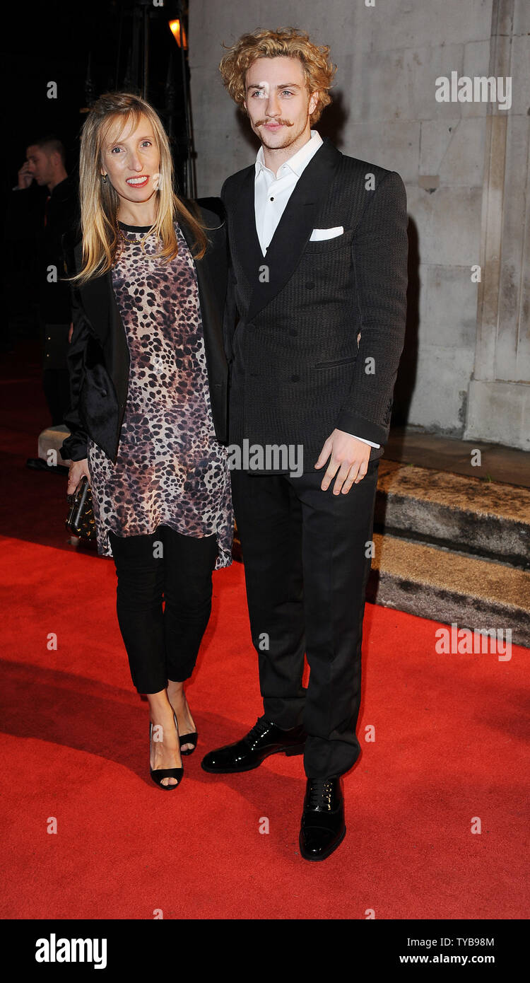 British artist/ director Sam Taylor Wood and actor Aaron Johnson attend ... British artist/ director Sam Taylor Wood and actor Aaron Johnson attend ...