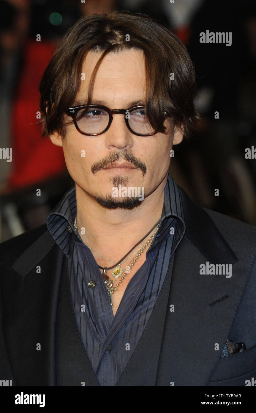 American actor Johnny Depp attend the premiere of "The Rum Diary" at ...