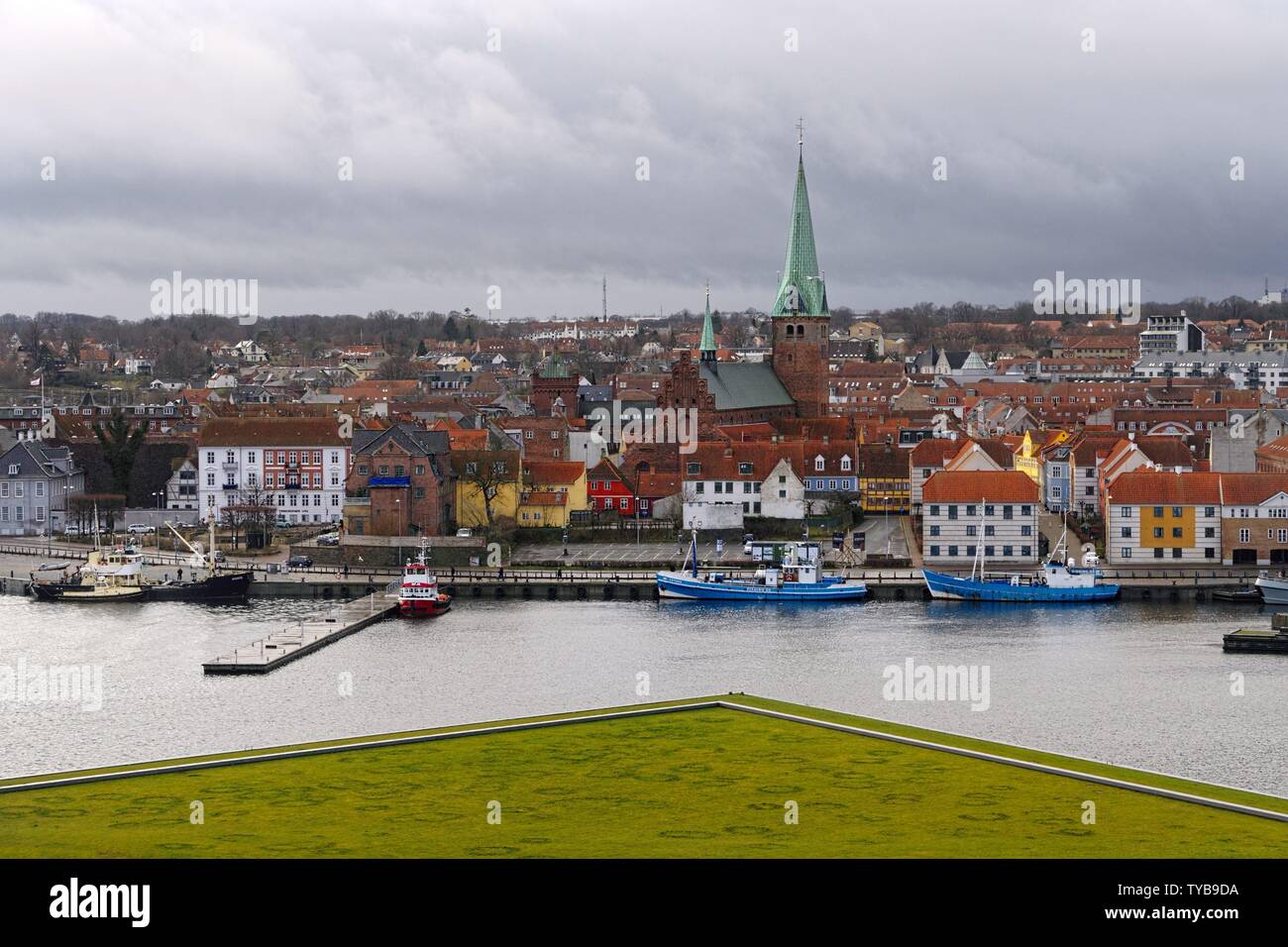 Boat harbour, Helsingor, Denmark, Scandinavia, Europe | usage worldwide ...