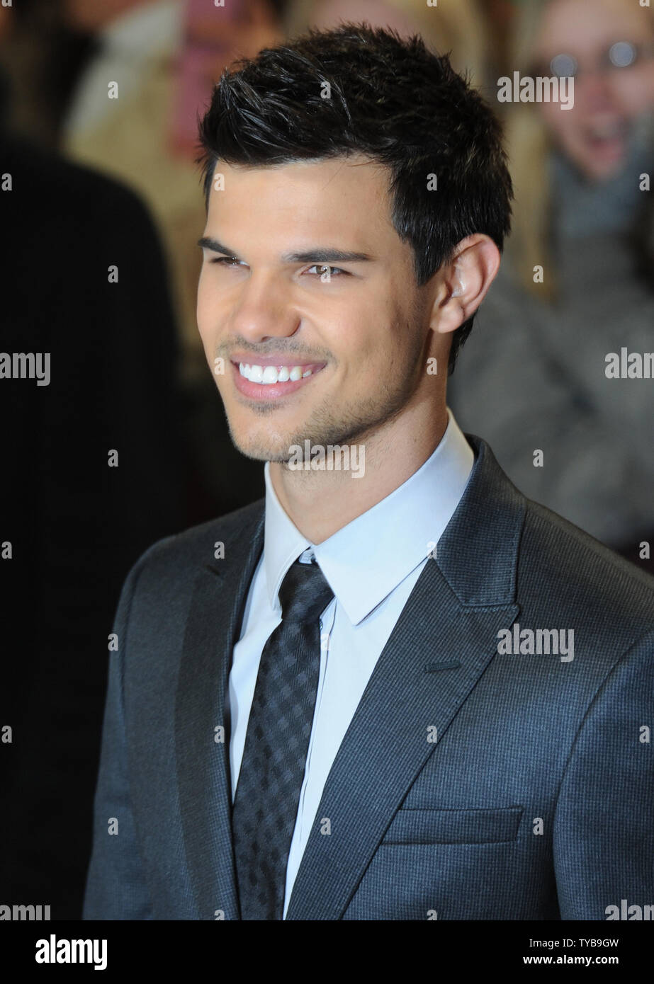 American actor Taylor Lautner attends the premiere of "The Twilight ...