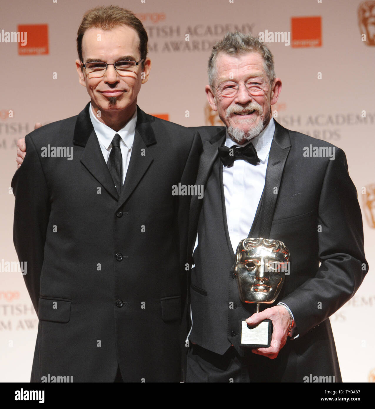 American actor Billy Bob Thornton and British actor John Hurt attend ...