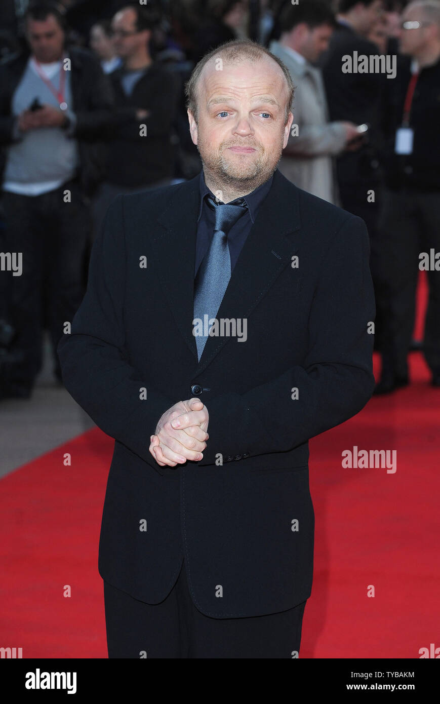 English actor Toby Jones attends the European premiere of "The Hunger ...