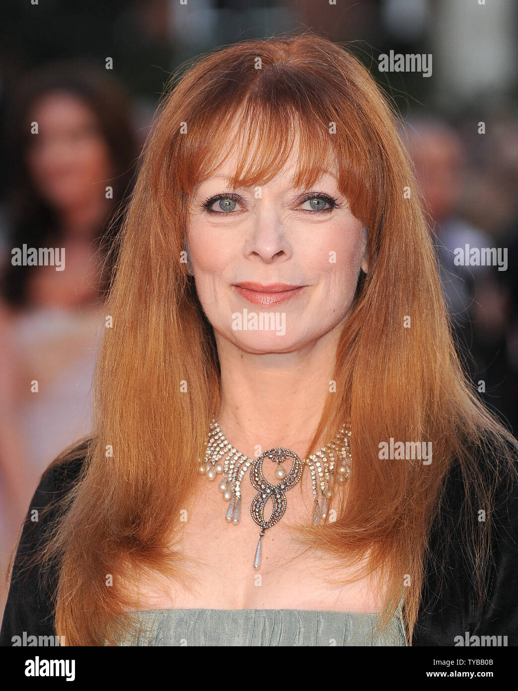 English actress Frances Fisher attends the World Premiere of "Titanic ...