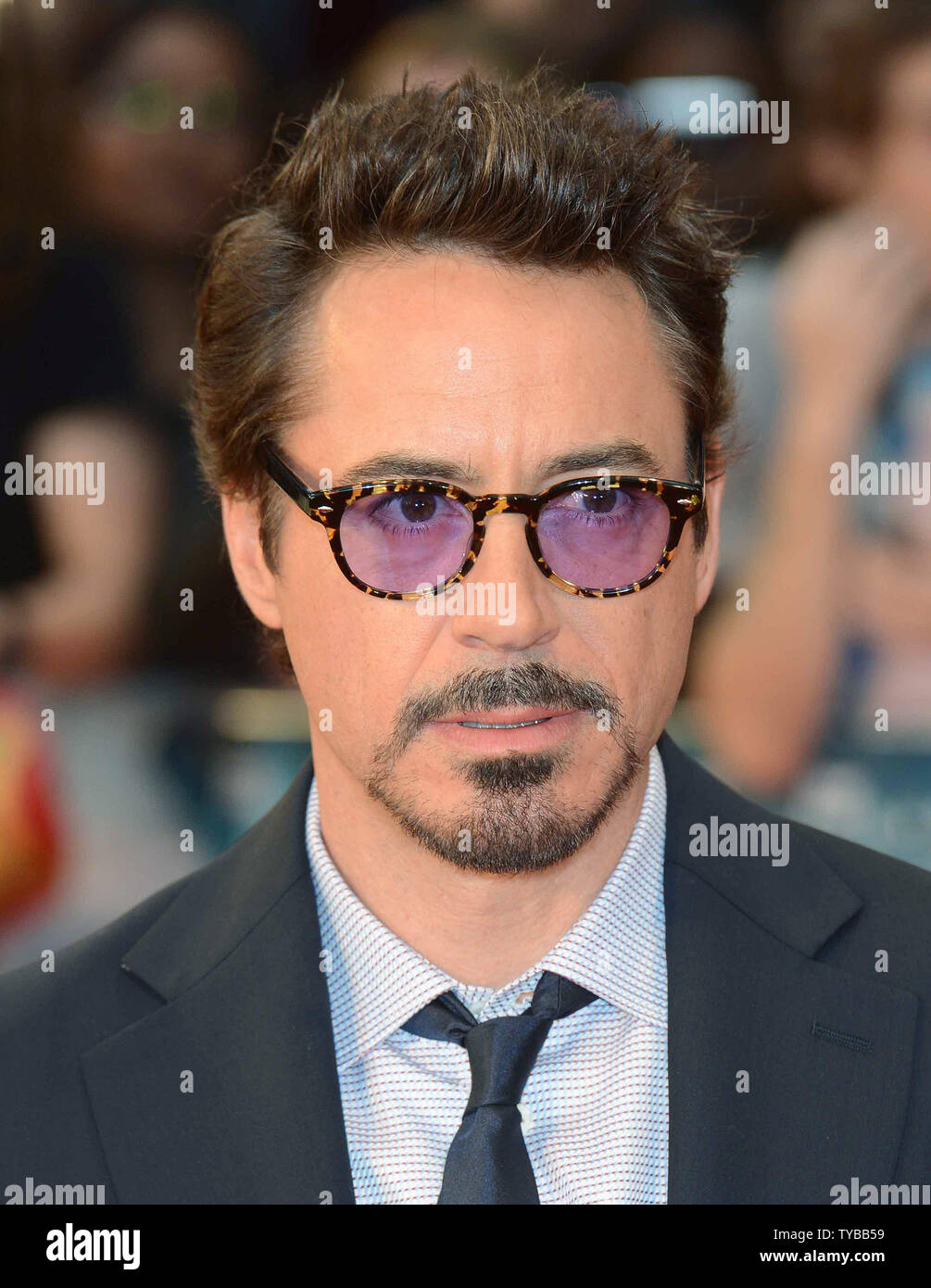 American actor Robert Downey Jr attends The European Premiere of ...