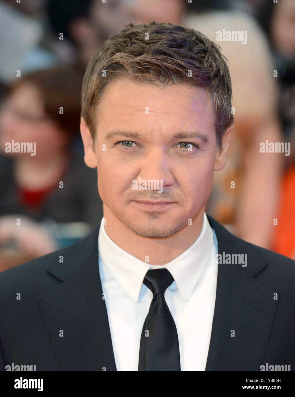 American actor Jeremy Renner attends The European Premiere of "Marvel ...