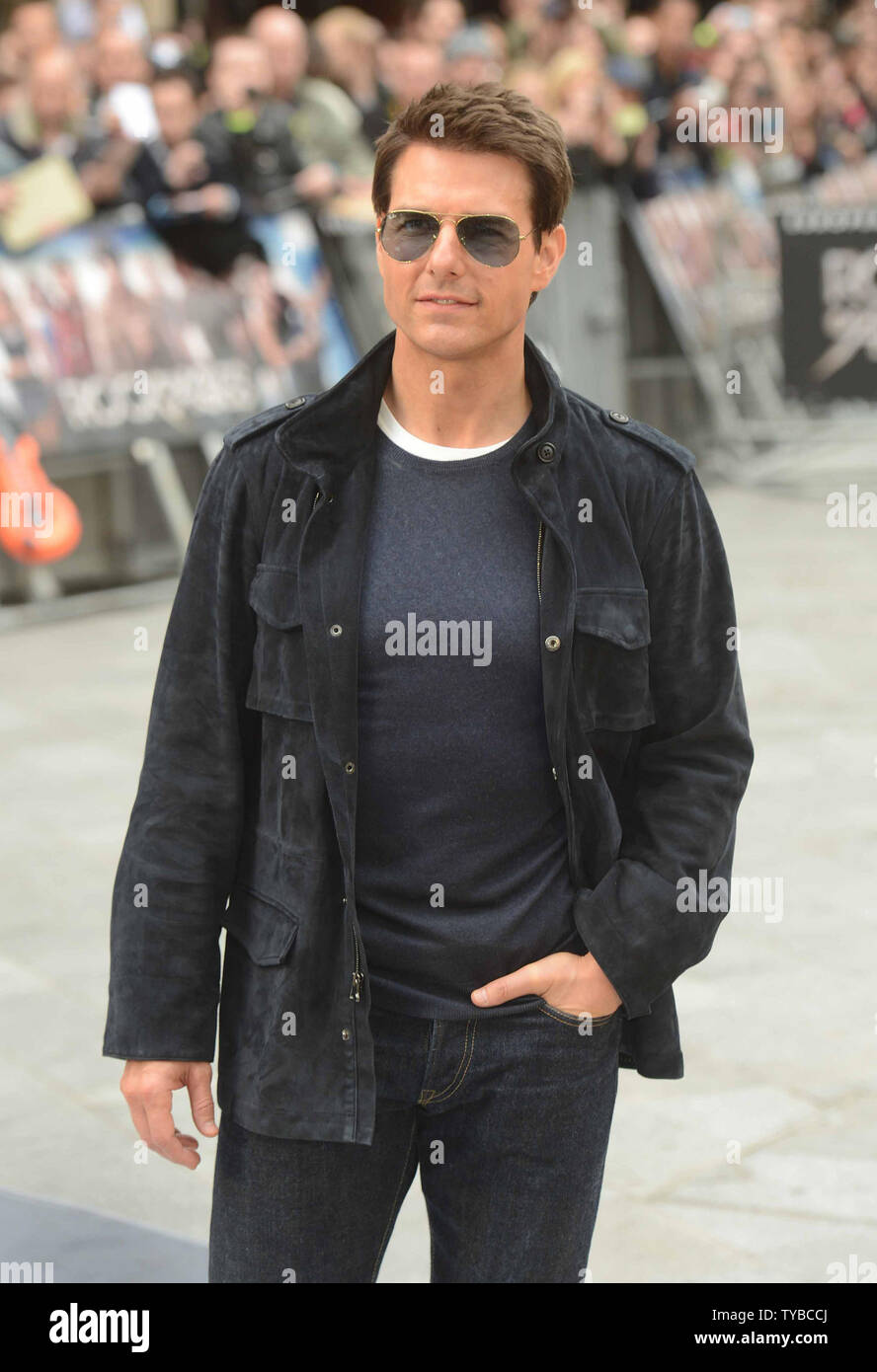 American actor Tom Cruise attends the European Premiere of "Rock Of ...