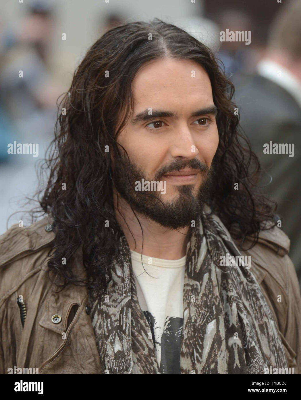 English comedian and actor Russell Brand attends the European Premiere ...