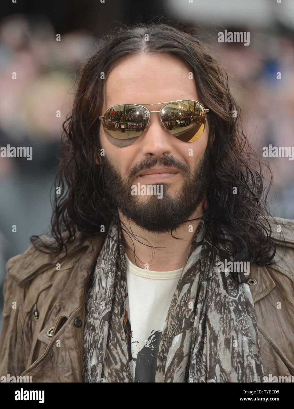 English comedian and actor Russell Brand attends the European Premiere ...