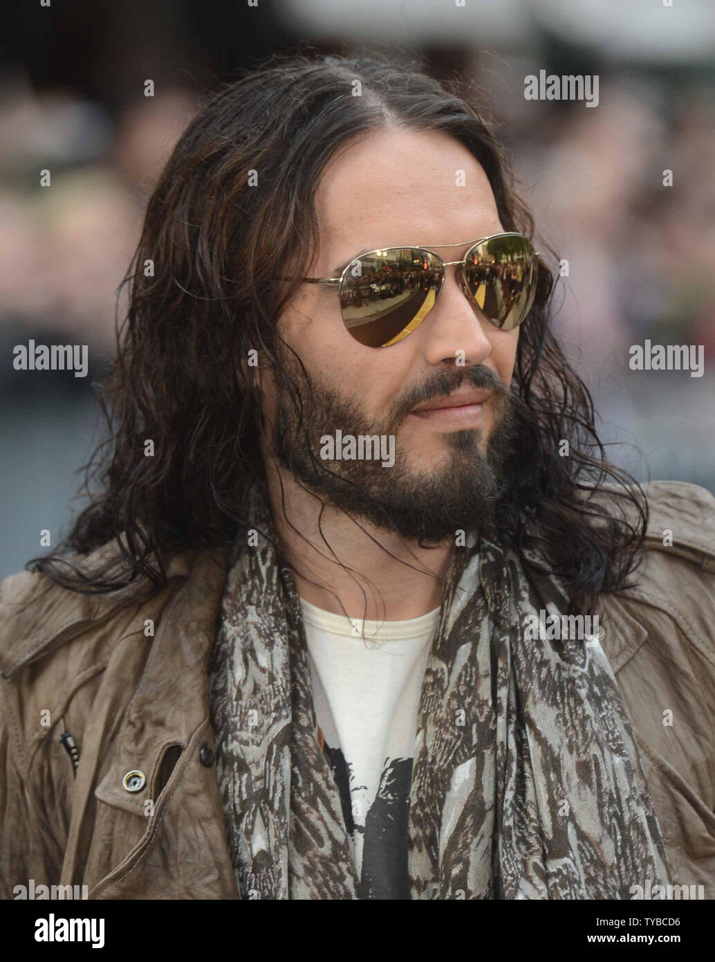 English comedian and actor Russell Brand attends the European Premiere ...
