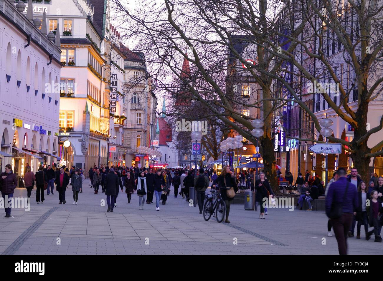 Neuhauser street, Munich, Upper Bavaria, Germany, Europe | usage ...